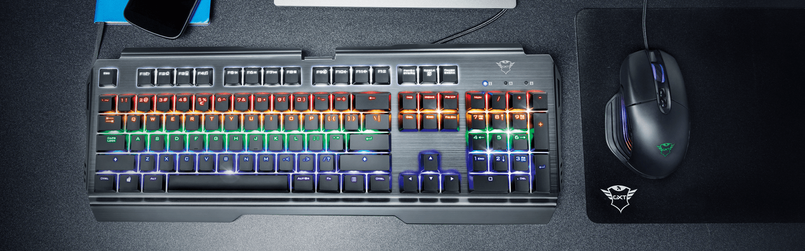 Clavier Trust GXT 877 Scarr - Clavier & Souris - Game Side Story